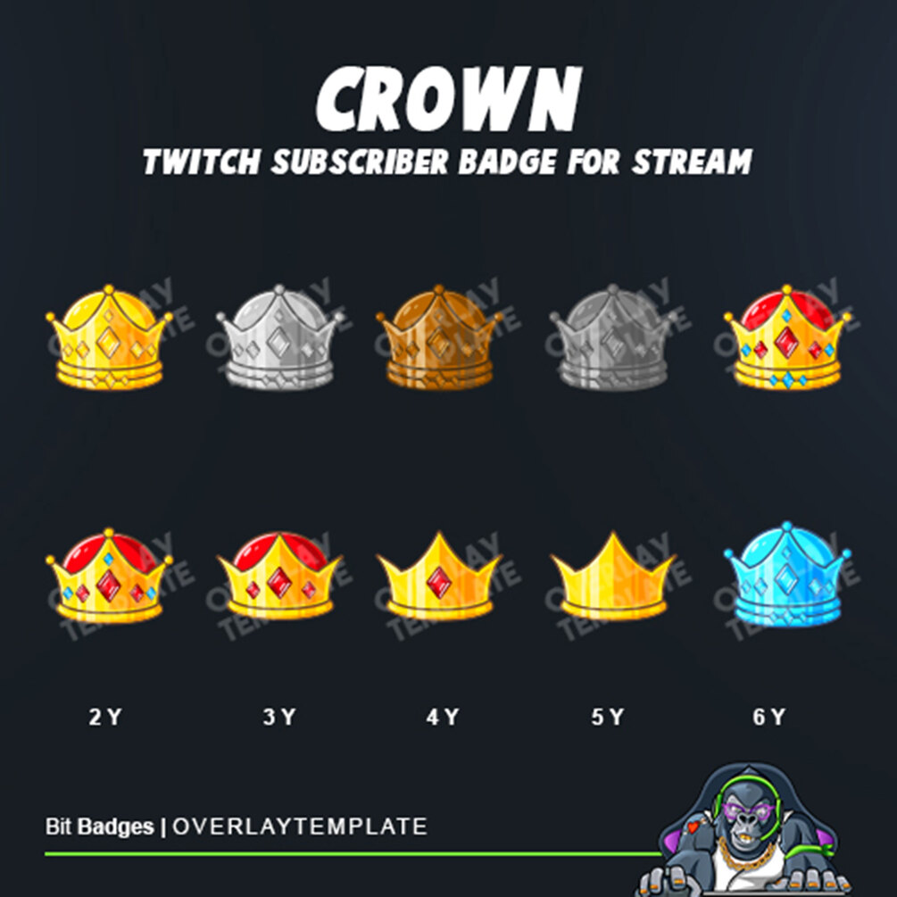 Crown – Bit Badges