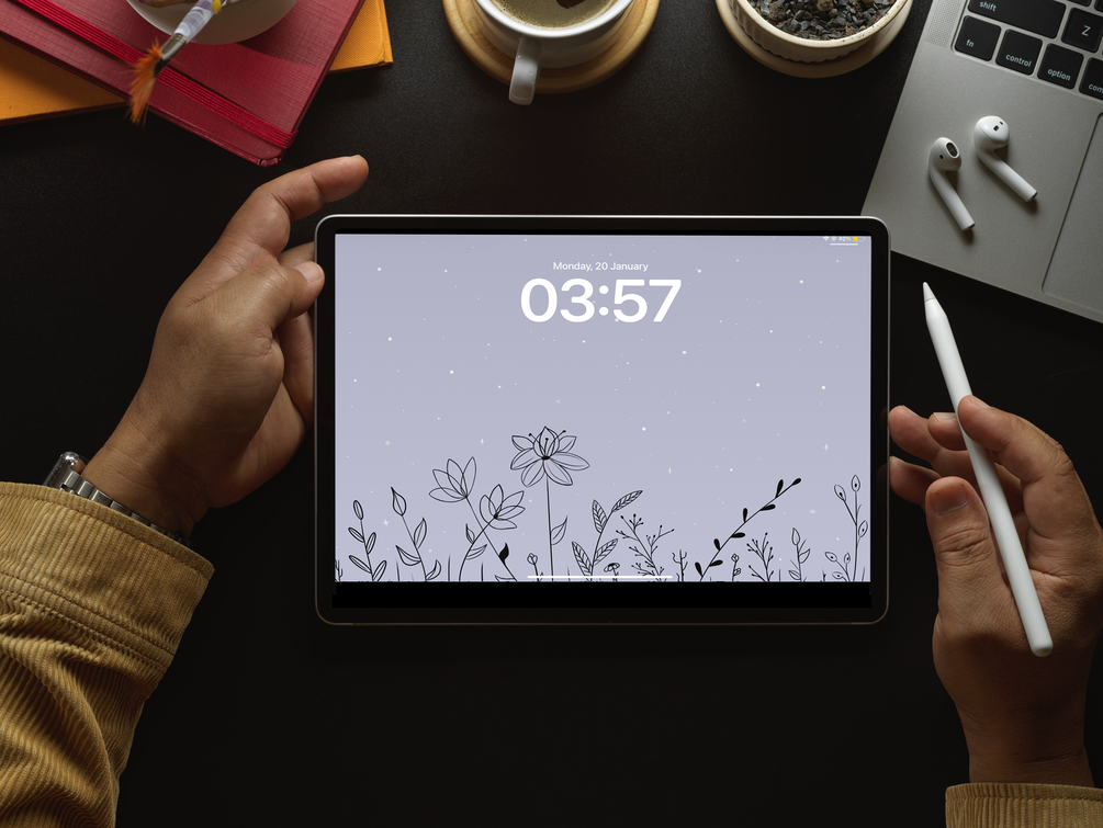 Line art Ipad Wallpaper