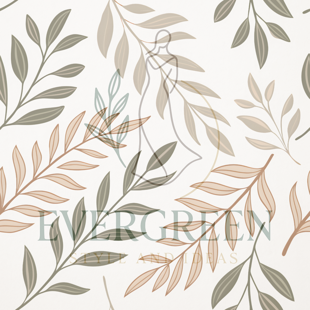 "Boho Botanical Watercolor Clipart – 12 Handpainted Leaves for Creatives"