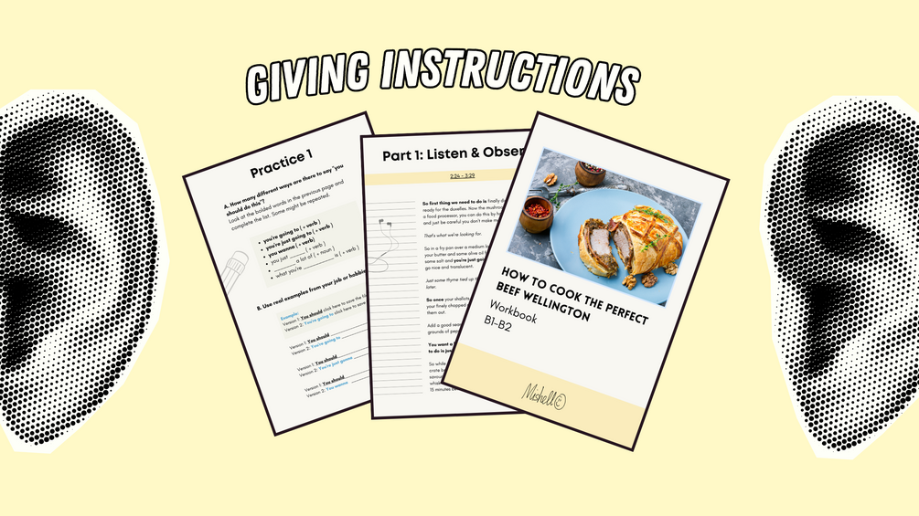 Workbook 1: Giving instructions in English