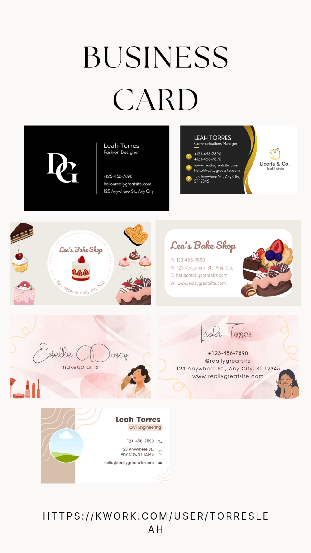 Customize Business Card
