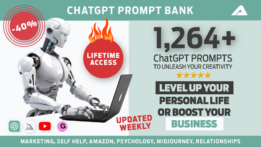 1264+ ChatGPT Prompts, ChatGPT Prompt Bank, How To Use ChatGPT ...