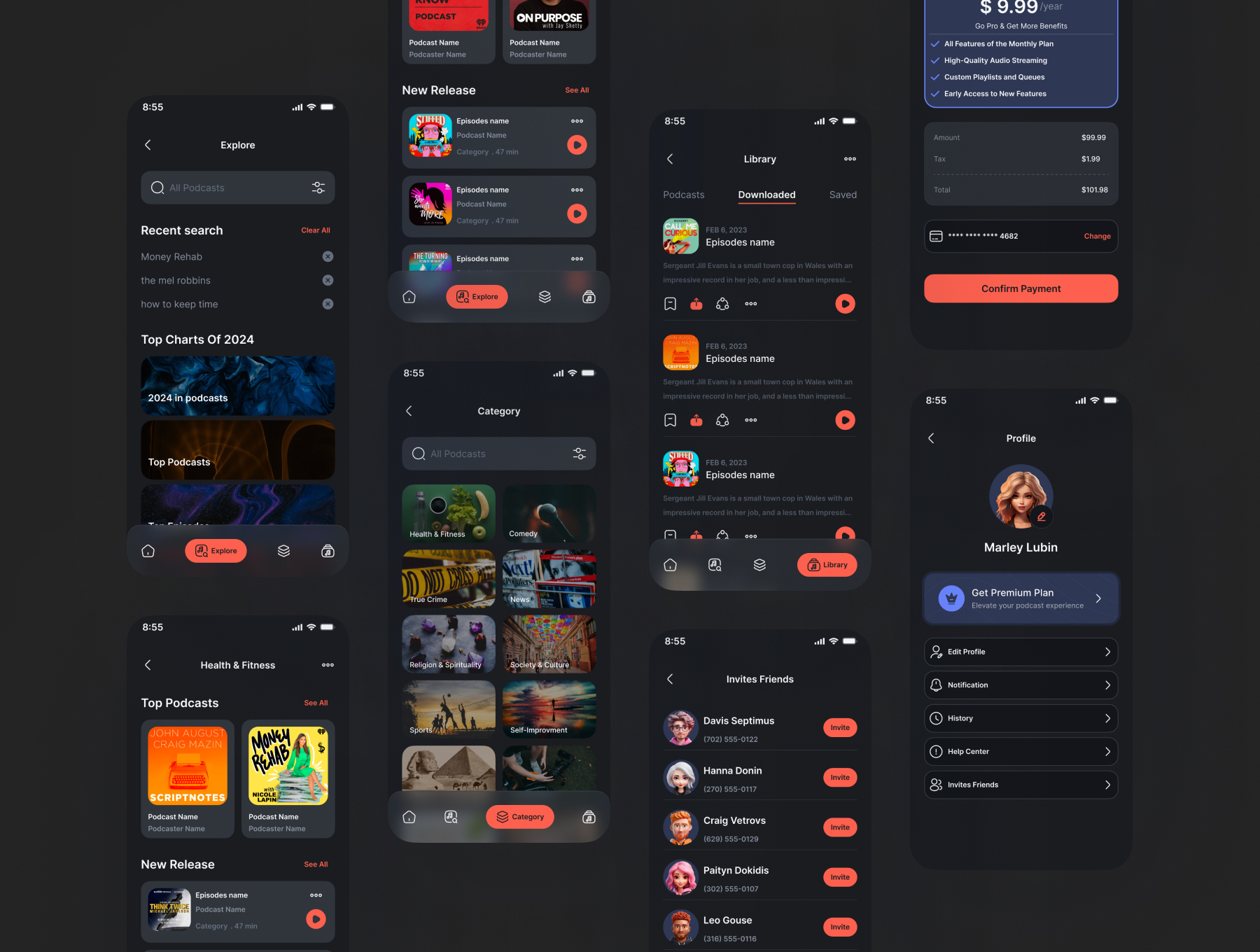 HELIX - Podcast App UI Kit