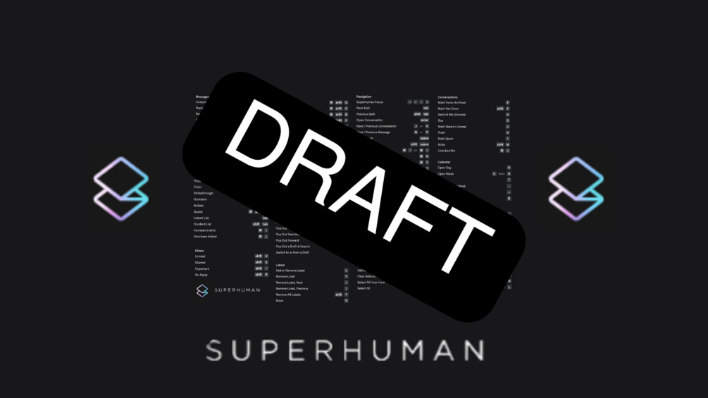 Superhuman Shortcut Desktop Wallpaper - Macbook Pro 13inch Screen Size