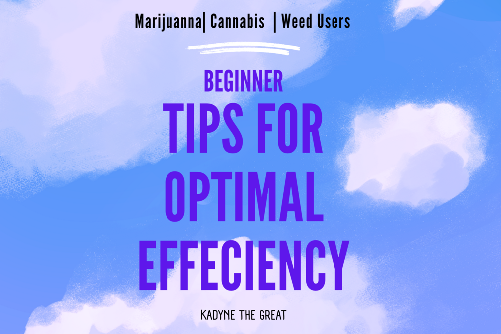 Marijuana | Cannabis | Weed Users; Beginner Tips for Optimal Efficiency