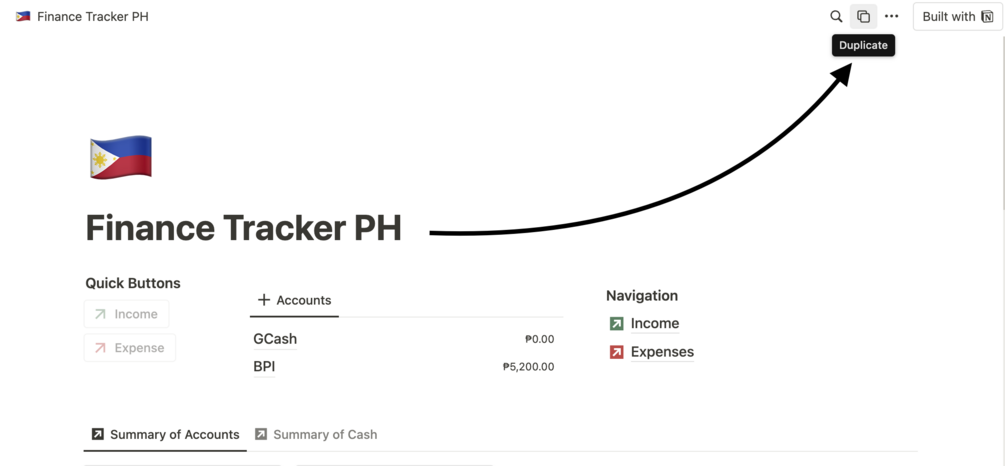 Finance Tracker PH
