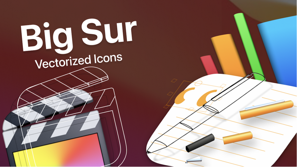 Some vectorized Big Sur icons (SVG + FIG)