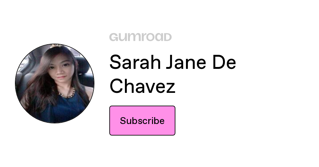 Sarah Jane De Chavez