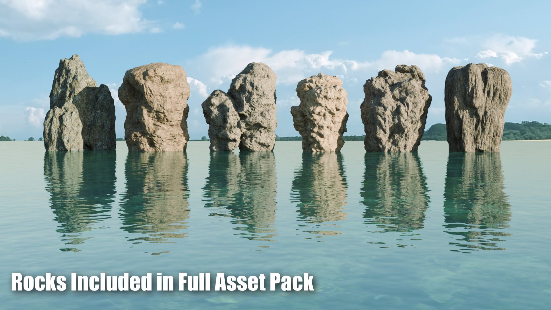 Water Shader Blender Add-on + Assets & Terrains