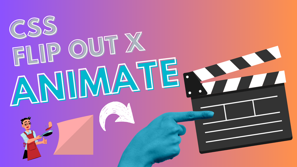 CSS Flip Out X Animation