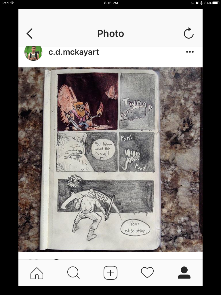 Custom Comic strip (1 page)