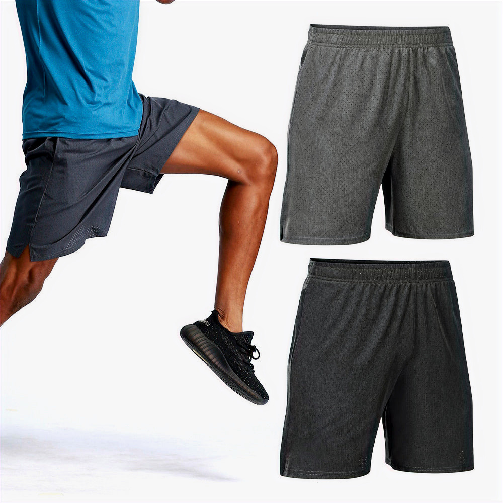 Sports Shorts for Men Workout Running with Mesh Quick Dry and Pockets