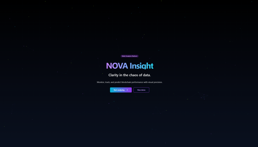 🌌 NOVA INSIGHT — Interactive AI Analytics Template ⚙️💡 (ARKELL Exclusive)