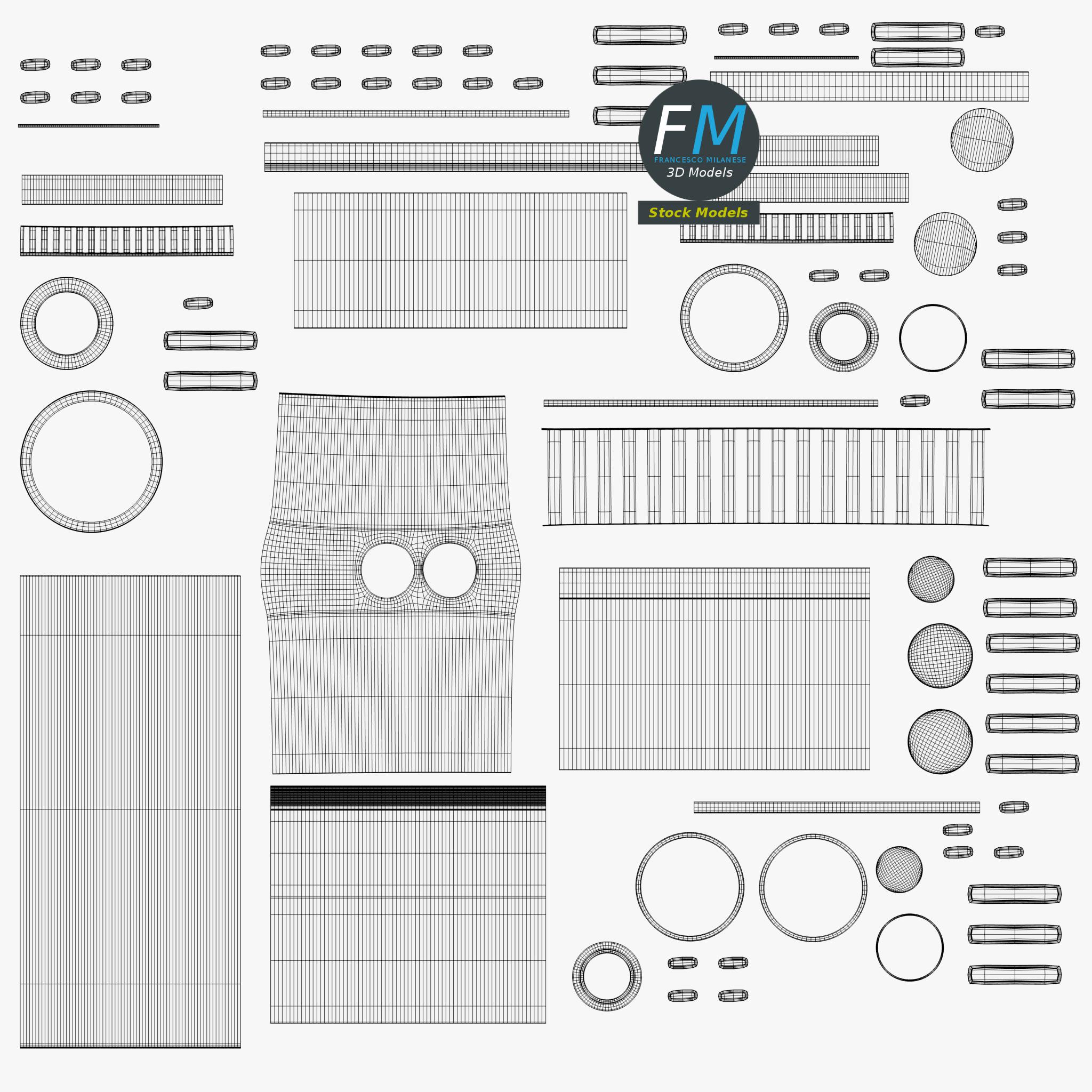 3D MODEL - Rifle scope