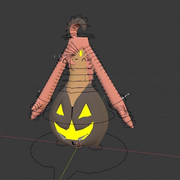 blender 2.8 model Gourgeist