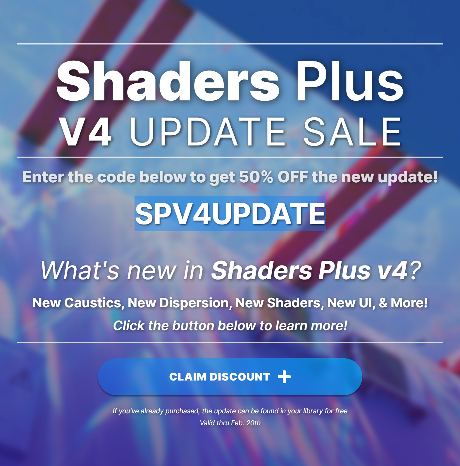 🎉 Shaders Plus - v4 UPDATE & 50% OFF Sale! - New Caustics Engine, New ...