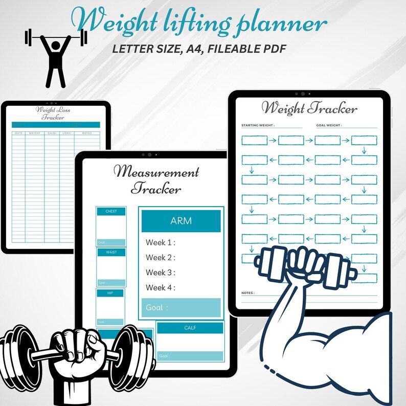 Weight Lifting Planner: Plan and Track Your Workouts for Maximum ...
