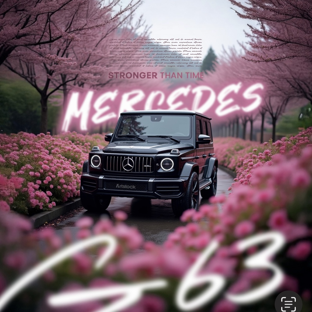 Bundle Editable cars Poster PSD files free