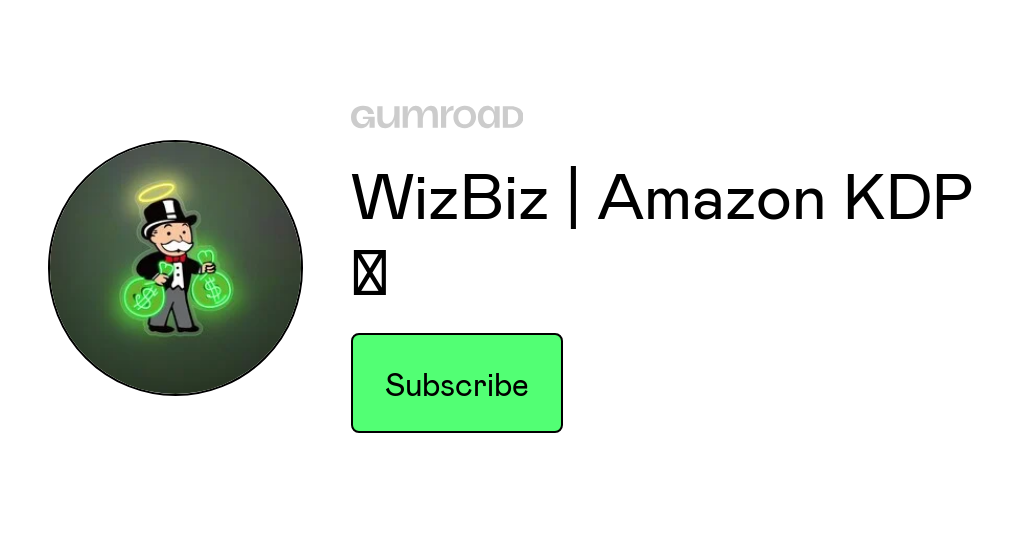 WizBiz | Amazon KDP 🚀