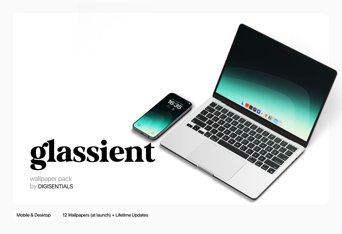 Glassient Wallpaper Pack is Here! - Matt | Digisentials