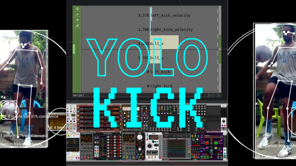 YOLO Kick Jam – Motion-Controlled Music in VCV Rack + TouchDesigner