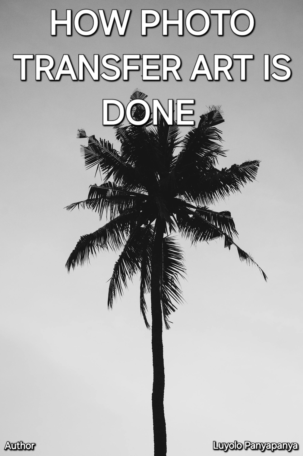 How photo transfer art is done