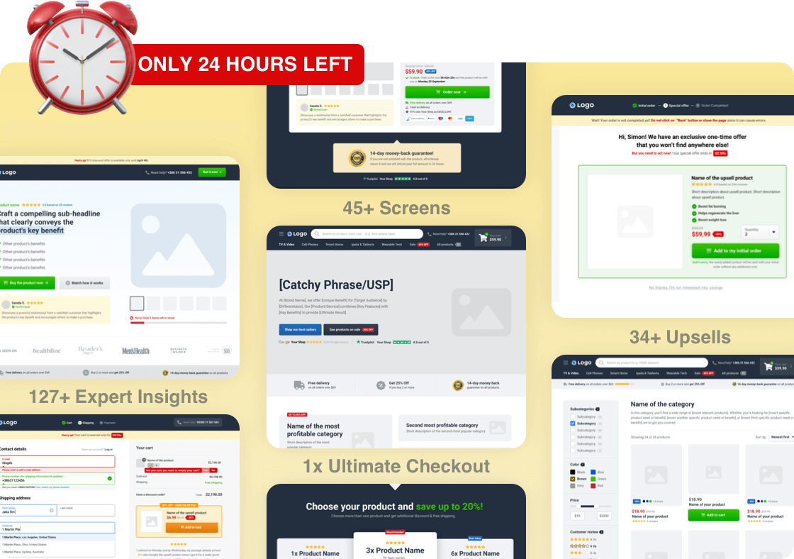 [FIXED LINK] Only 24h Left ⏰ to Claim Your Conversion-Boosting E-commerce Template at a 50% ...
