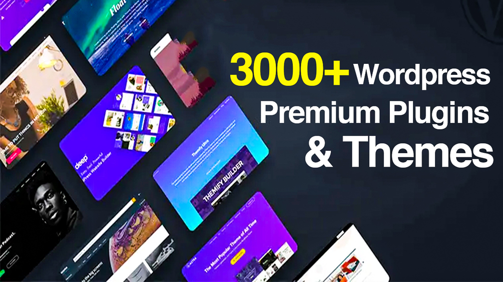 3000+ Wordpress Premium Themes And Plugins