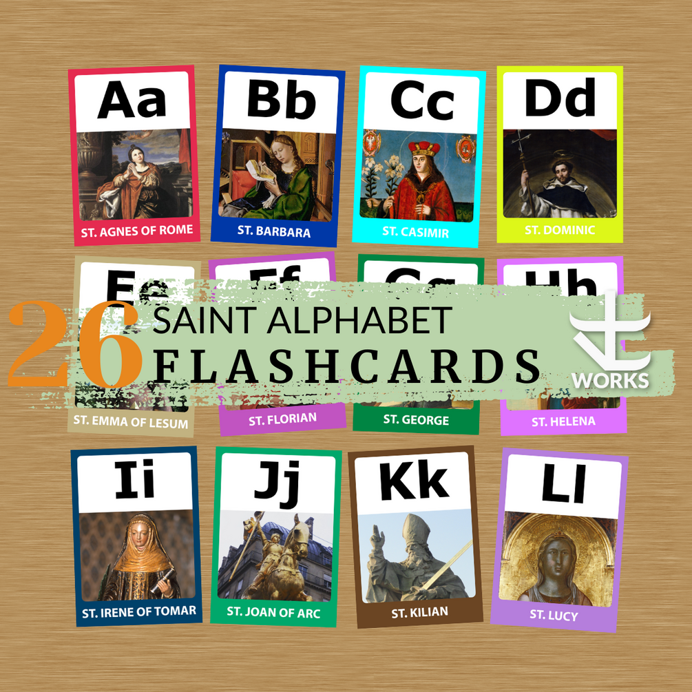 Saint Alphabet Flashcards