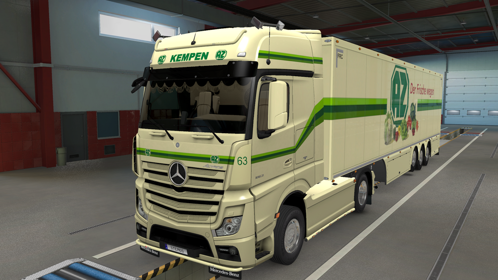 Mercedes-Benz - New Actros & SCS Box Trailer - Absatzzentrale Kempen GmbH