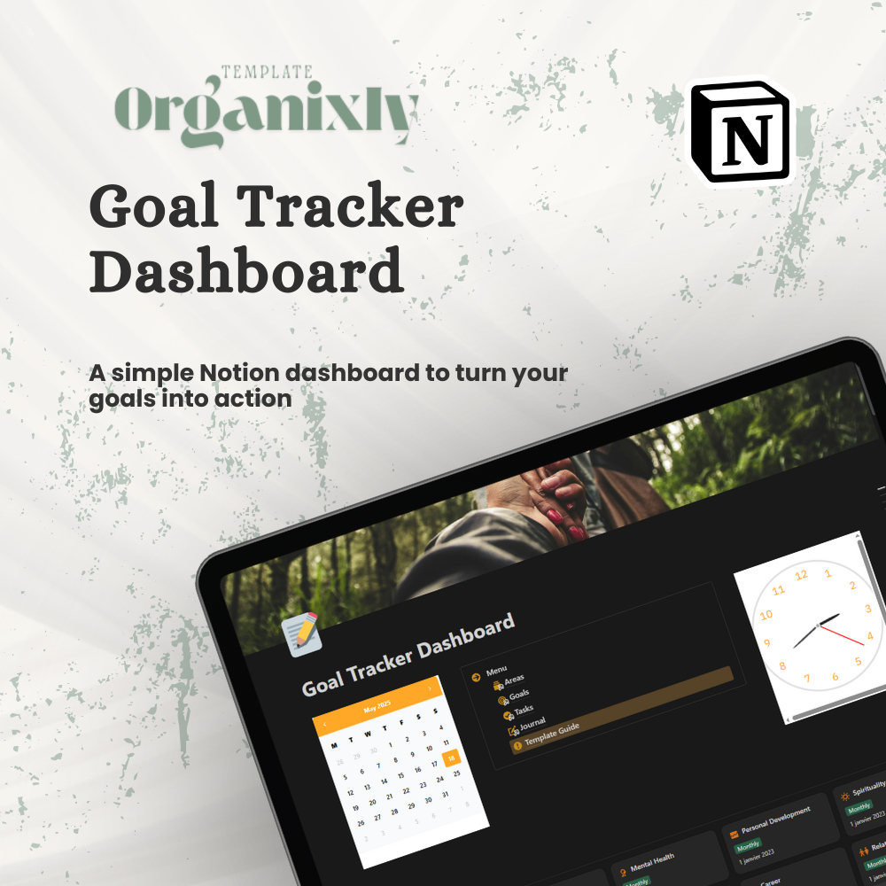 Goal Tracker Dashboard – Take Control of Your Goals