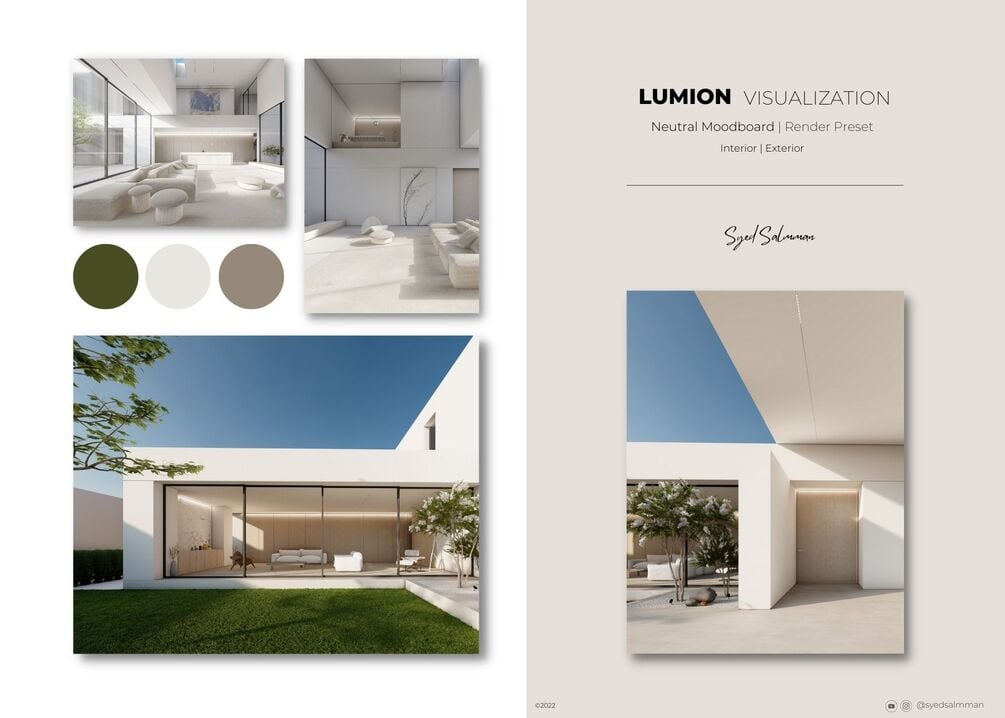 Lumion Visualization | Neutral Preset Pack 01