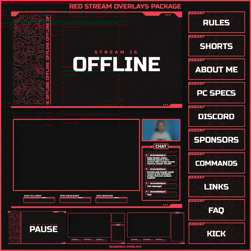 overlays For Kick and twitch