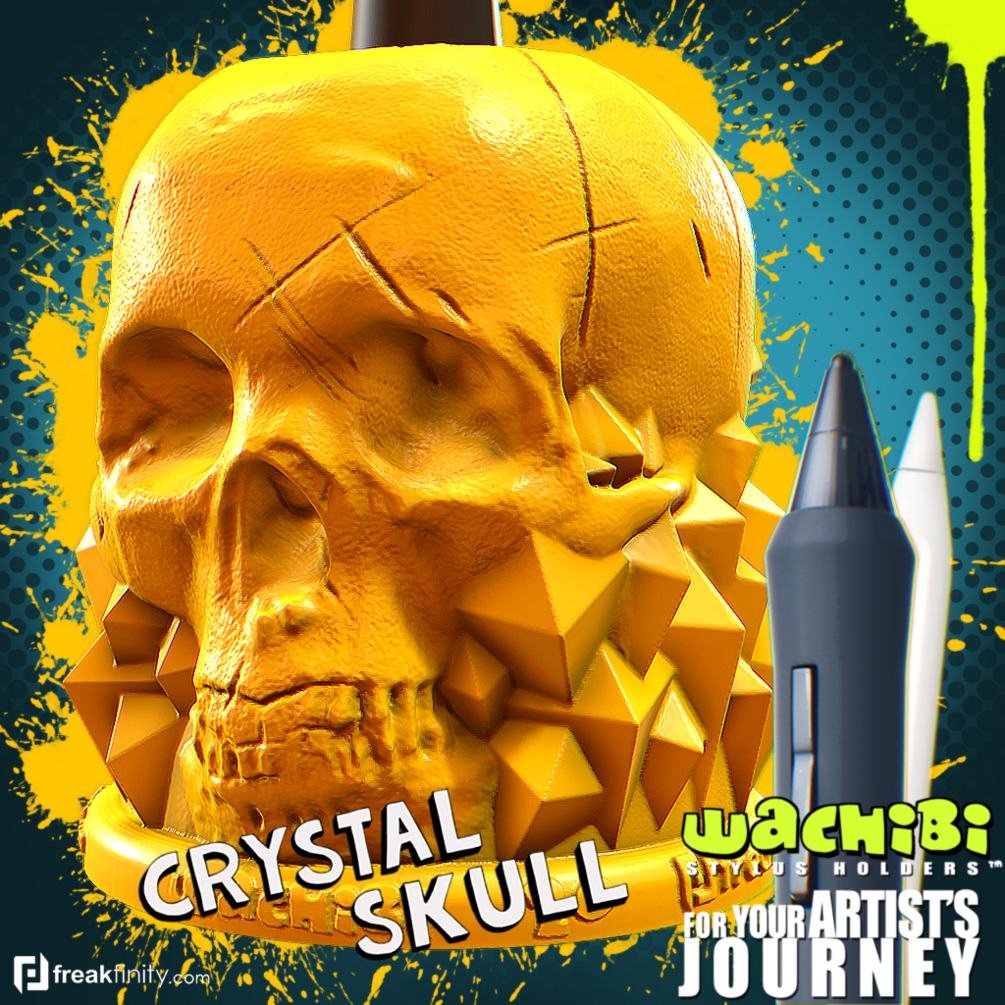 Wachibi - Crystal Skull Edition: Wacom Stylus Holder