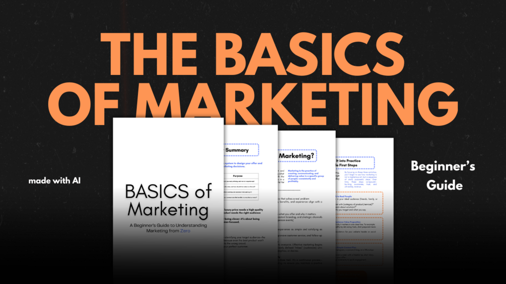 The Basics of Marketing