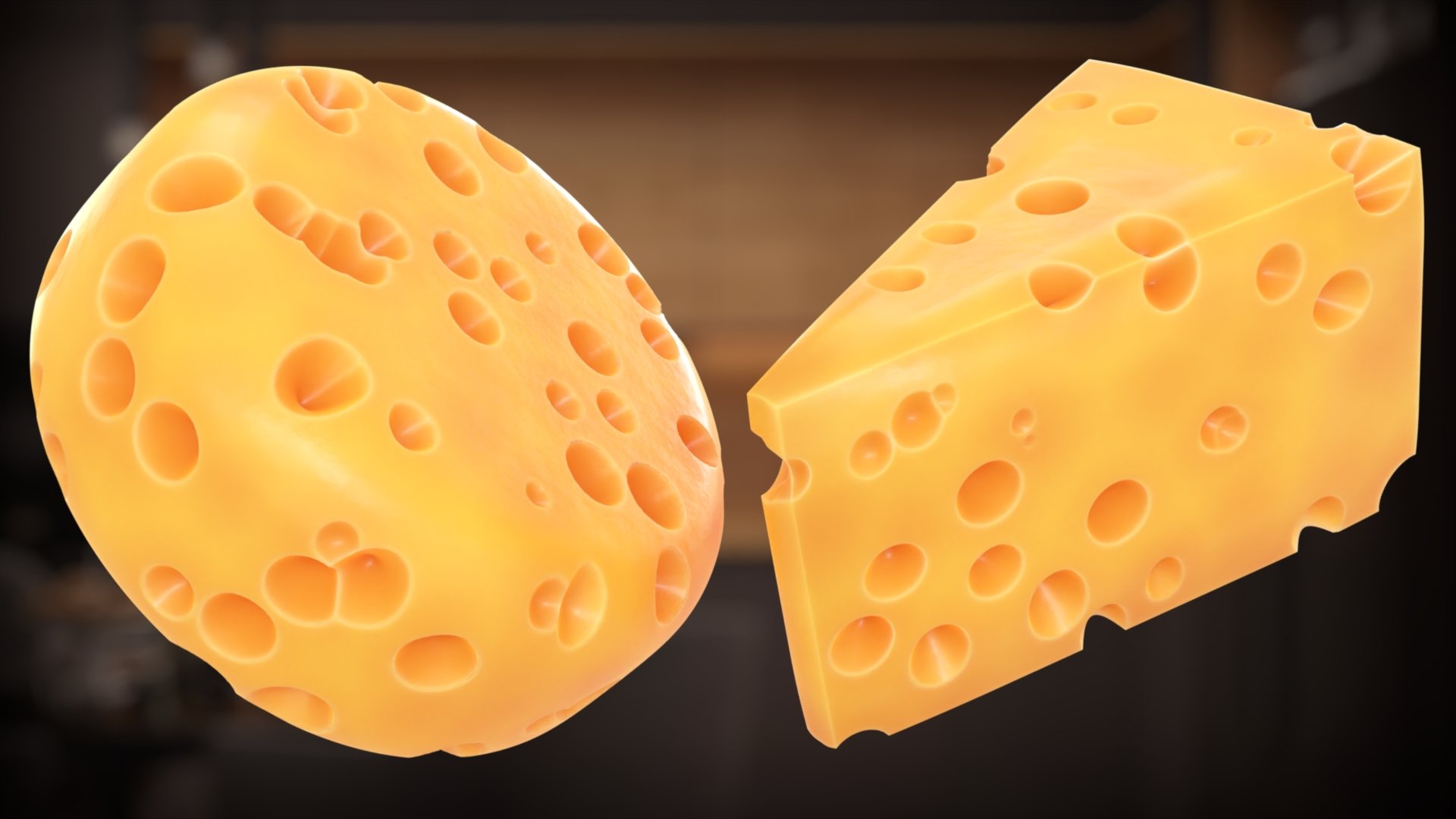 Procedural Cheese Material 🧀 (Blender Tutorial) - Ryan King Art