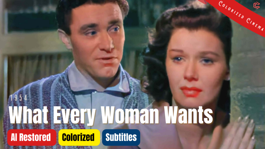 [Colorized Work] What Every Woman Wants (1954) | Subtitle Included | William Sylvester | British ...