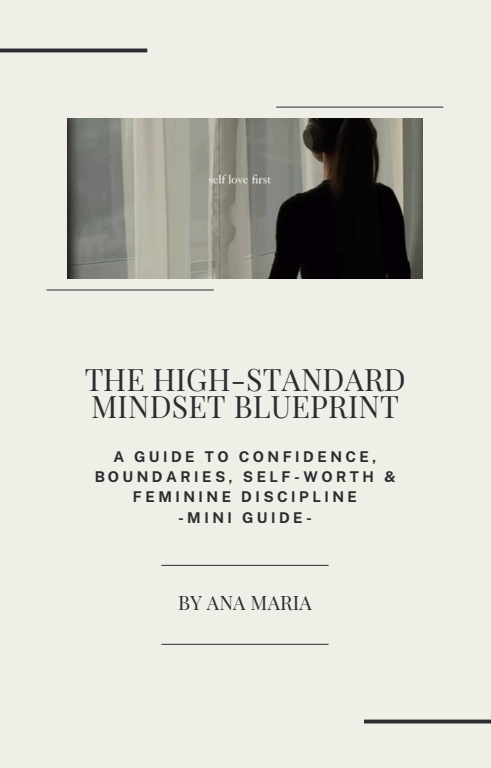 THE HIGH-STANDARD MINDSET BLUEPRINT