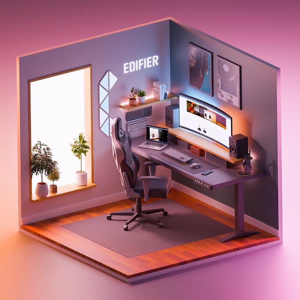 3D Setup Wallpaper
