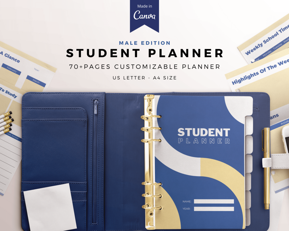 Student Planner - Male Version