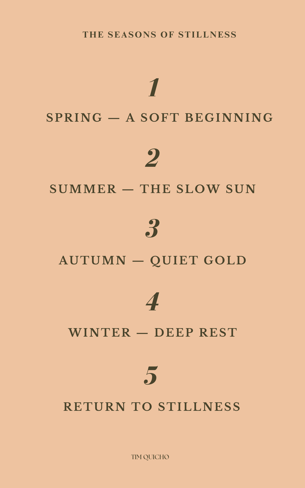 Seasons of Stillness - A Gentle Companion for Inner Calm