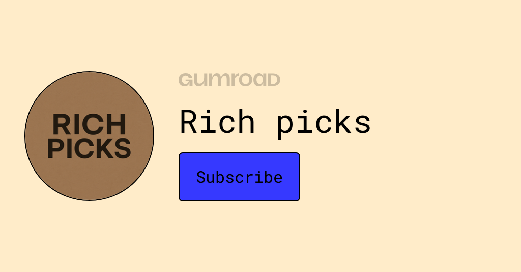 Rich picks