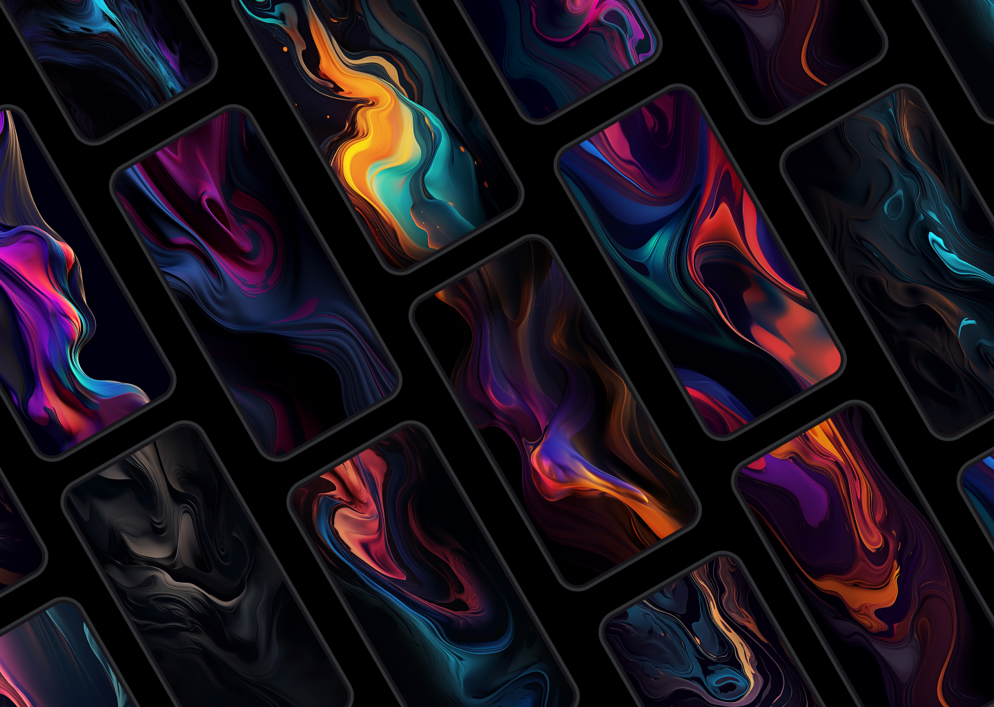 Dark Fluidy Wallpapers collection is updated with 80 New Walls! - HarshHC