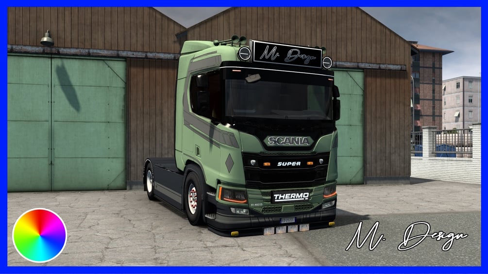 Scania R 2016 " ROCHE" Next Gen - MATTE & GLOSS CHANGEABLE COLORS SKIN ...