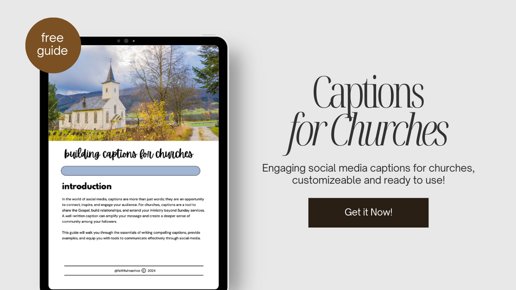 Social Media Captions for Churches