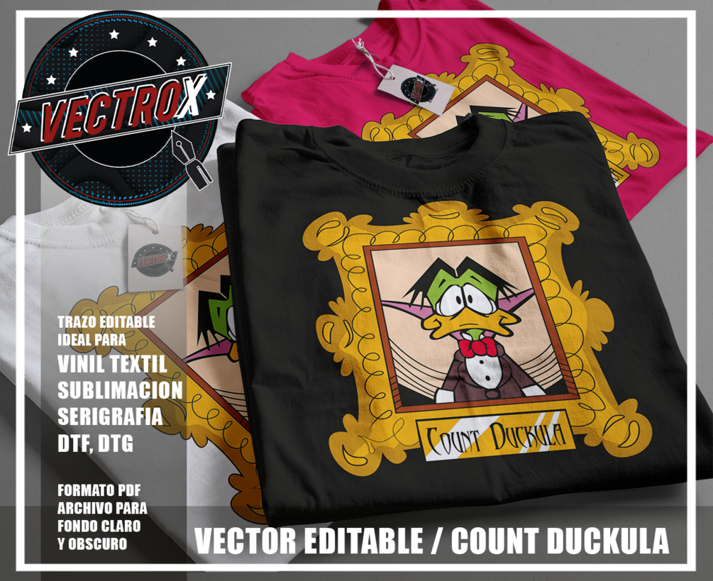 Vector Editable - Count Duckula