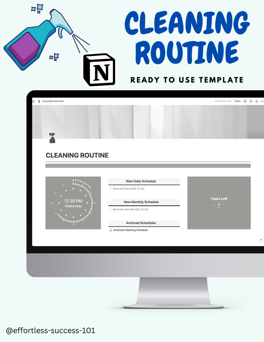 Notion: Cleaning Routine