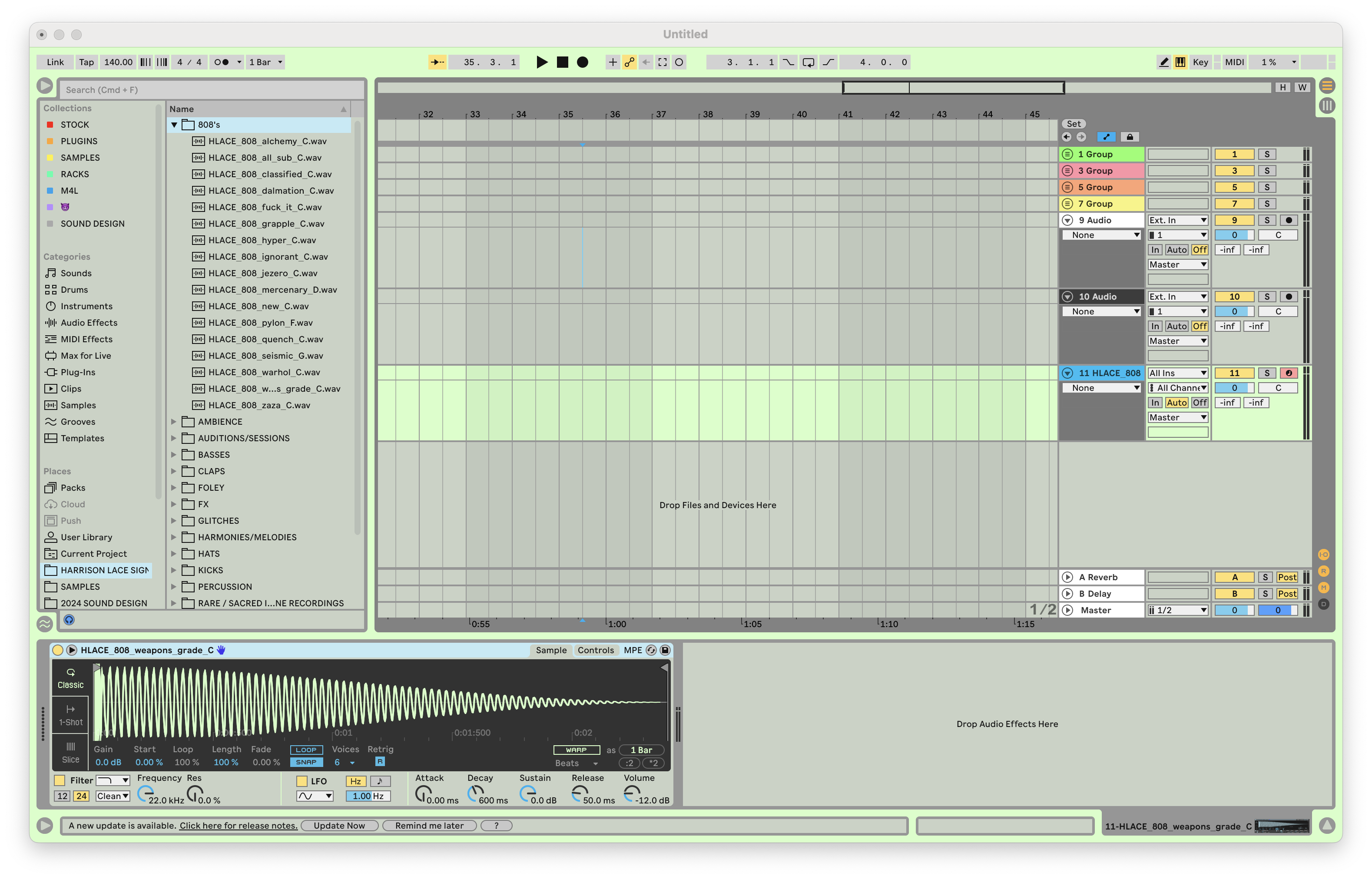 Live 11 Themes by Harrison Lace