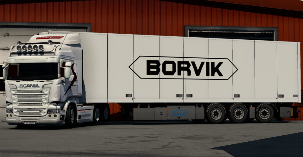 Scania RJL 6s Skjønhaug Transport / Borvik Combo Skin