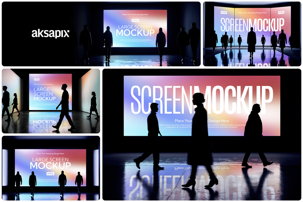 Large Screen Mockup